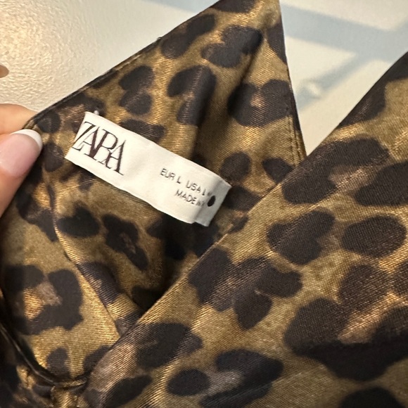 Zara | Dresses | Zara Leopard Print Dress | Poshmark